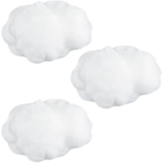 3 Pieces Artificial Cloud Props Imitation 3D Cloud Shape Hanging ...