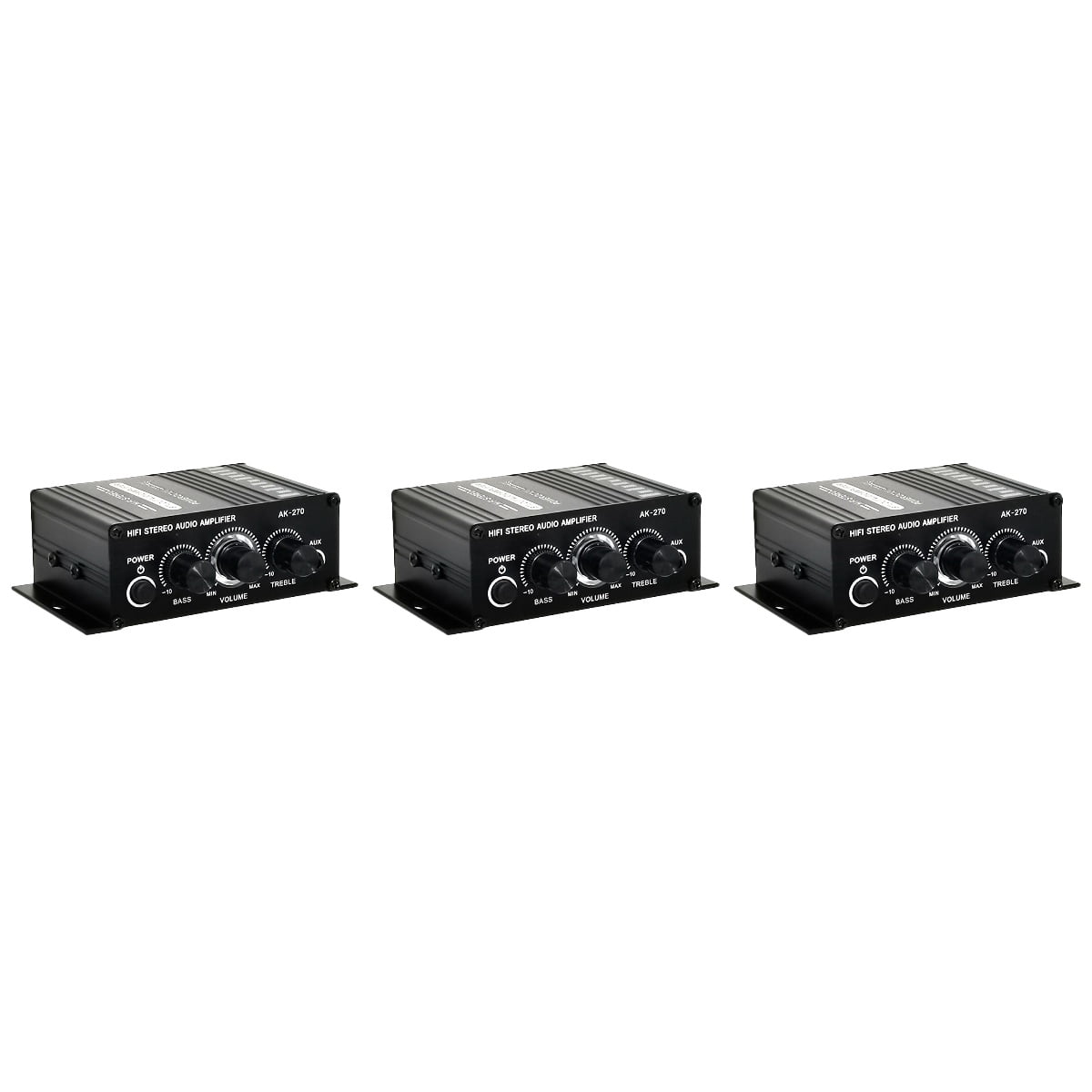 3 Pieces Audio Adapter Audio Amplifier Adjustable Volume Amplifier ...