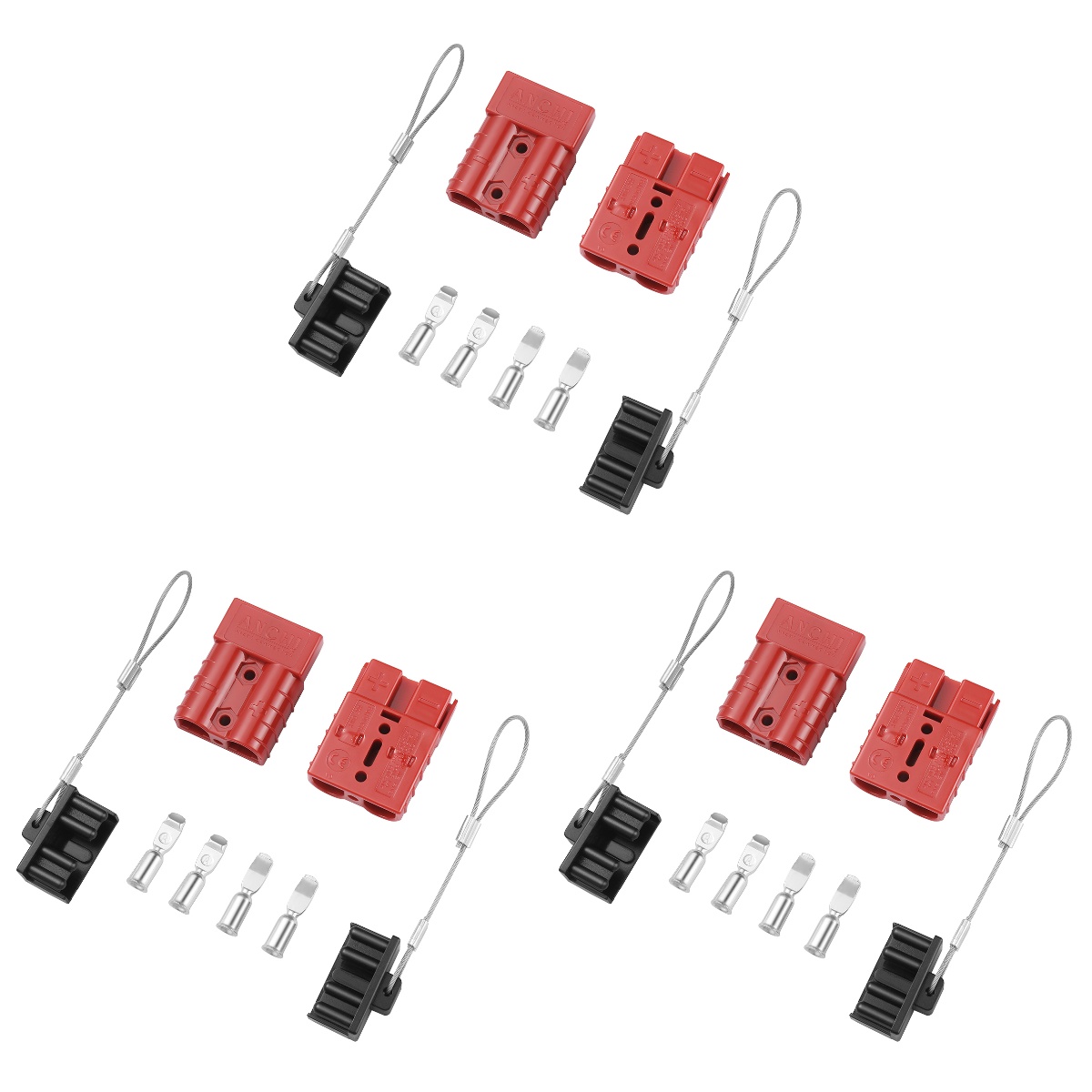 3 Pieces Batteries The Ev Battery Quick Connect Plug Battery Plug ...