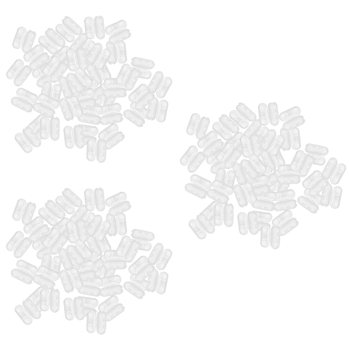 3 Pieces Beaded Chain Connectors Ball Wire Roman Blind Shade White ...