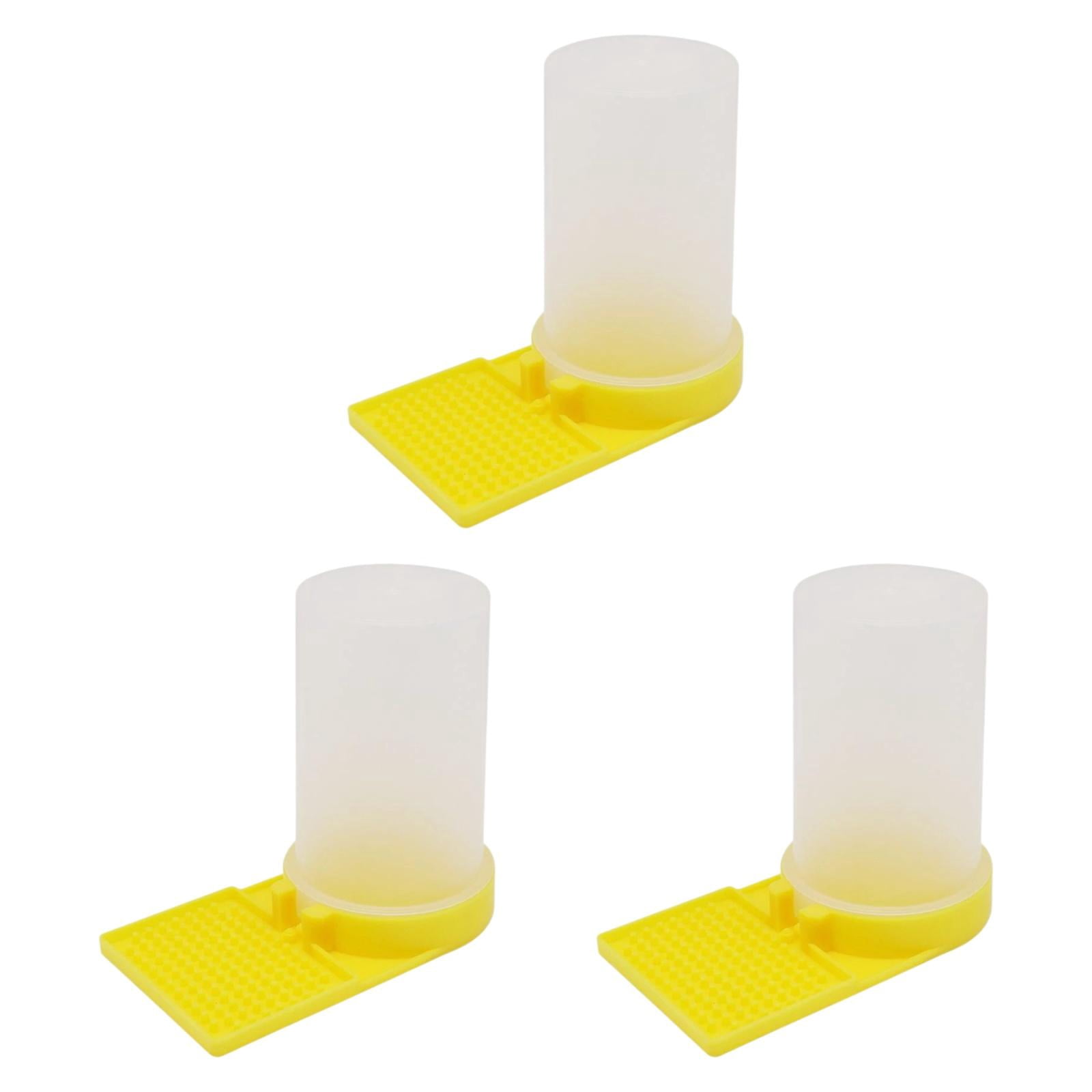 3 Pieces Bee Feeder Beehive Entrance Water Feeder Feeding Trough Sturdy ...