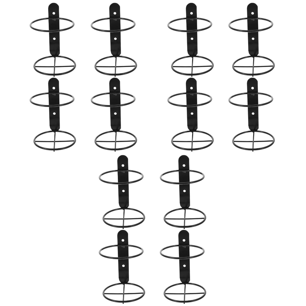 3 Pieces Branding Wall Mounted Wine Rack Beer Bottle Display Storage ...