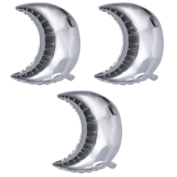 3 Pieces Bridal Shower Decorations Moon Shaped Balloons - Walmart.com