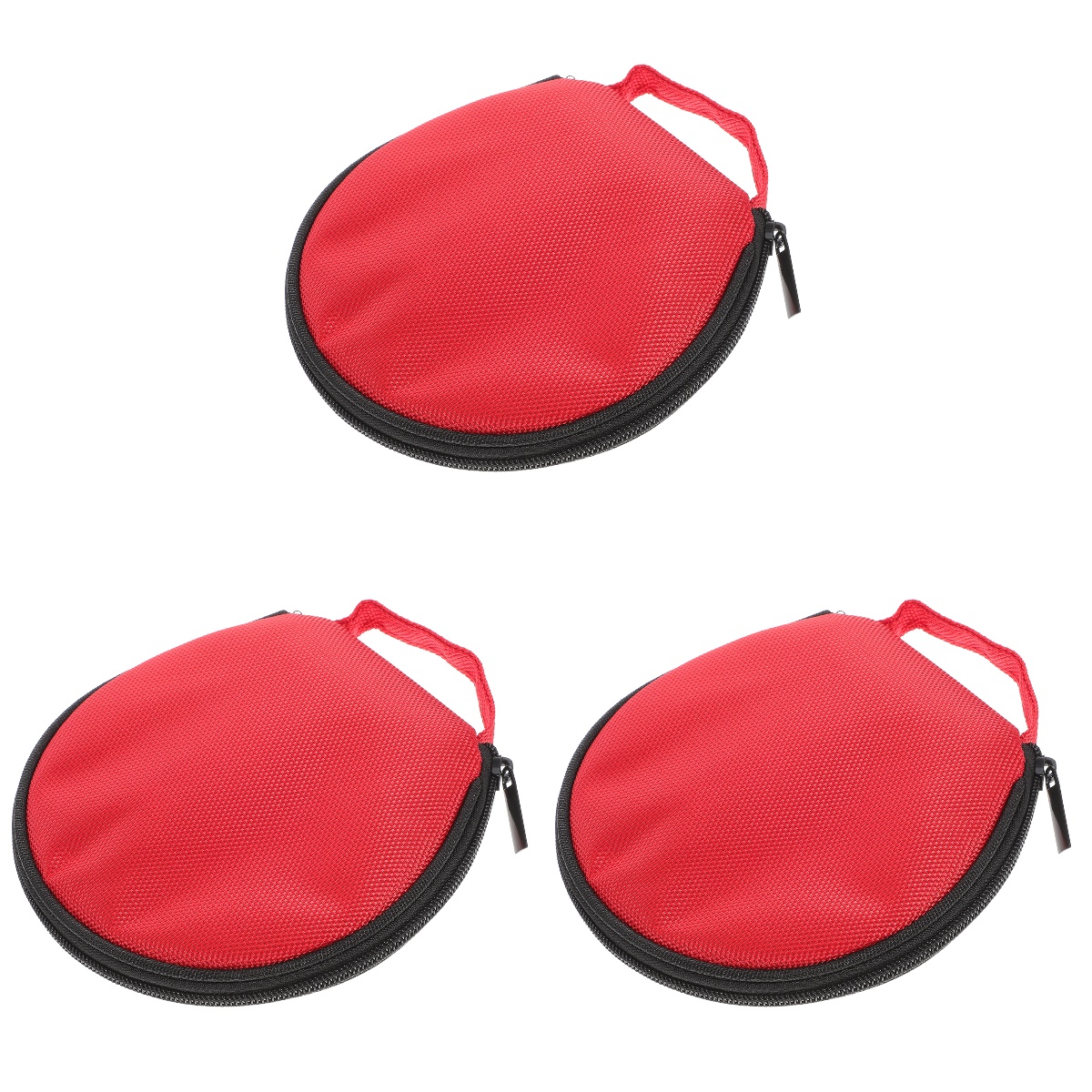3 Pieces CD Disc Storage Bag Suitcases Slim Wallet Media Pouch Dvd ...