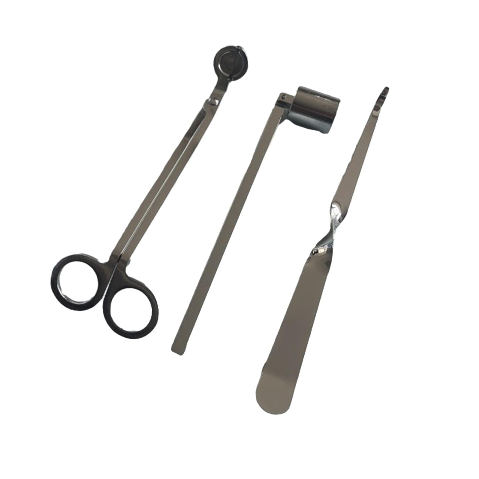 3 Pieces Candle Wick Trimmer Scissors Set Wick Cutter Candle ...