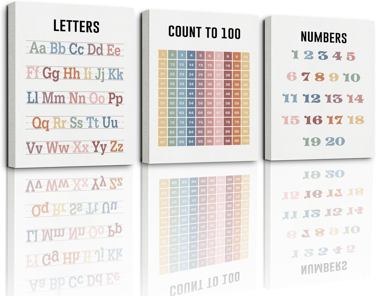 3 Pieces Canvas Wall Art, Nursery Decor, Kids Room Wall Decor ...