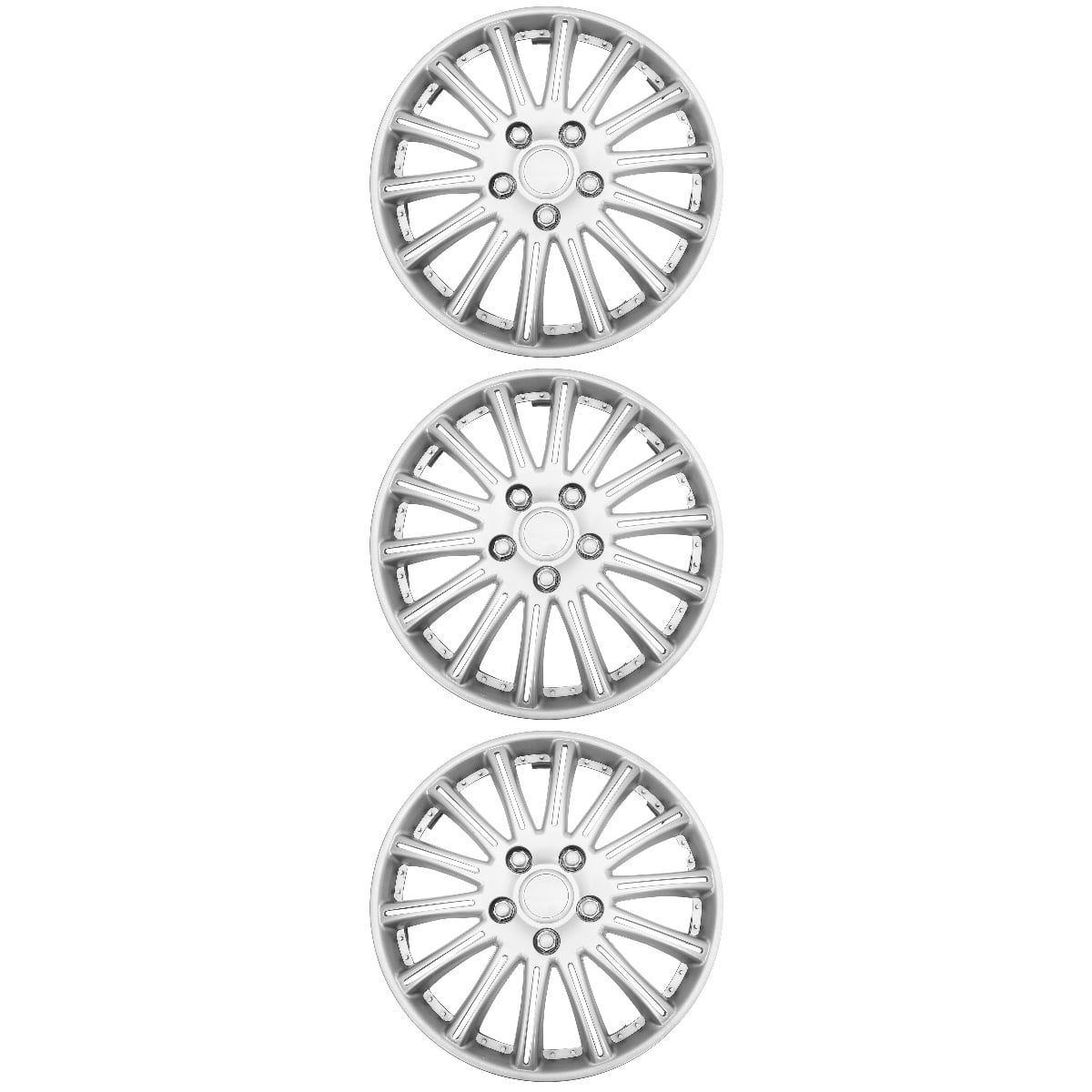 3 Pieces Car Hub Cap Fin Tools Mini Adjustable Portable Silver - Walmart.com