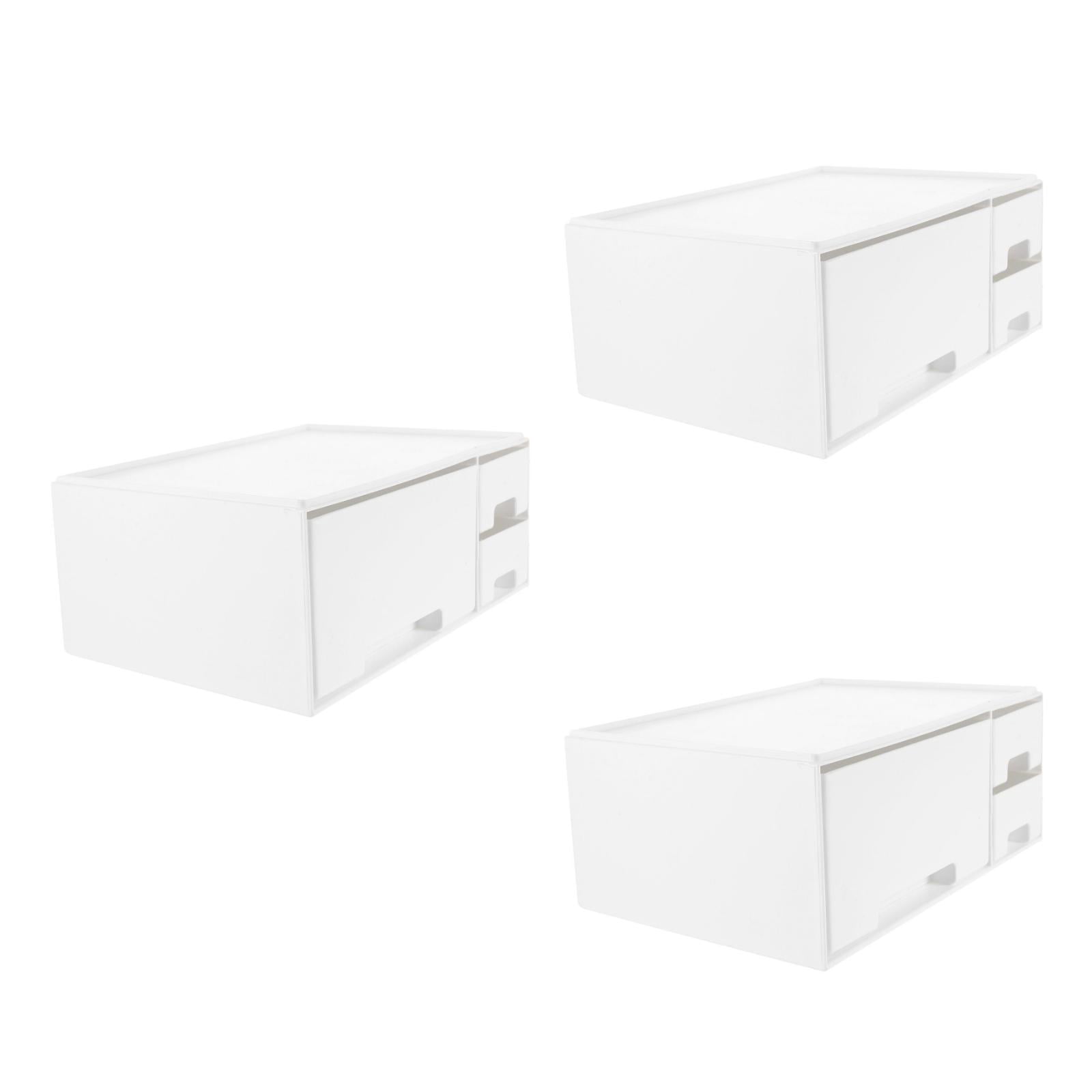 Nestingho Storage Rack with Drawer Design Abs for Cosmetics 3Pcs ...