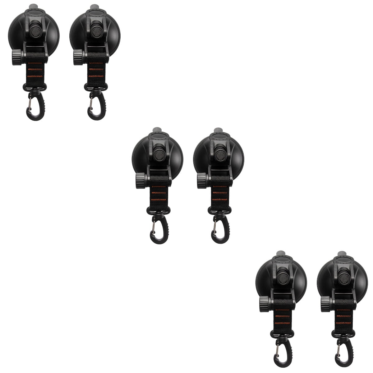 3 Pieces Cup Window Suction Cups with Hooks Portable Strong - Walmart.com