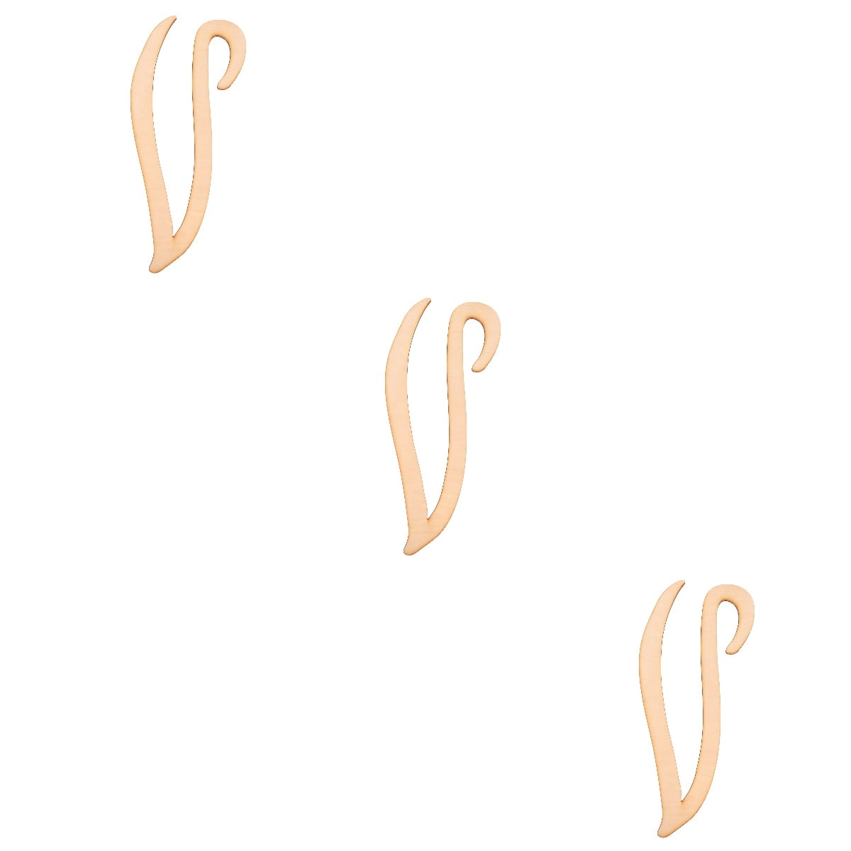 3 Pieces Cursive English Alphabet Banquet Decoration Letters - Walmart.com