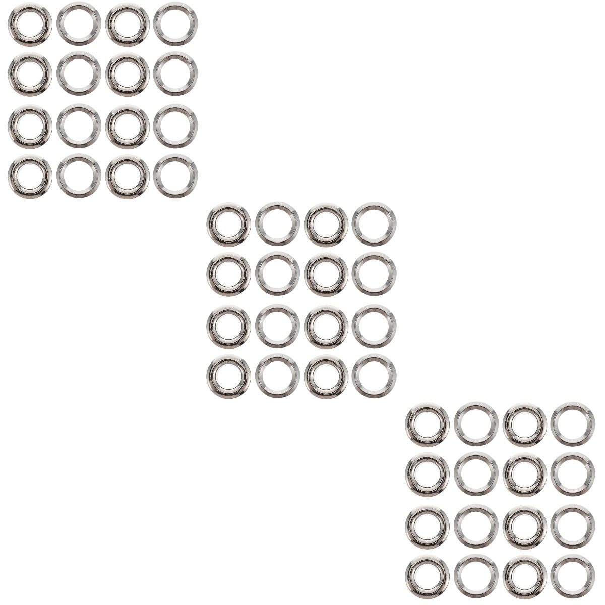 3 Pieces Curtain Buttonhole Tape Grommets Fabric Eyelet Rods Curtains ...