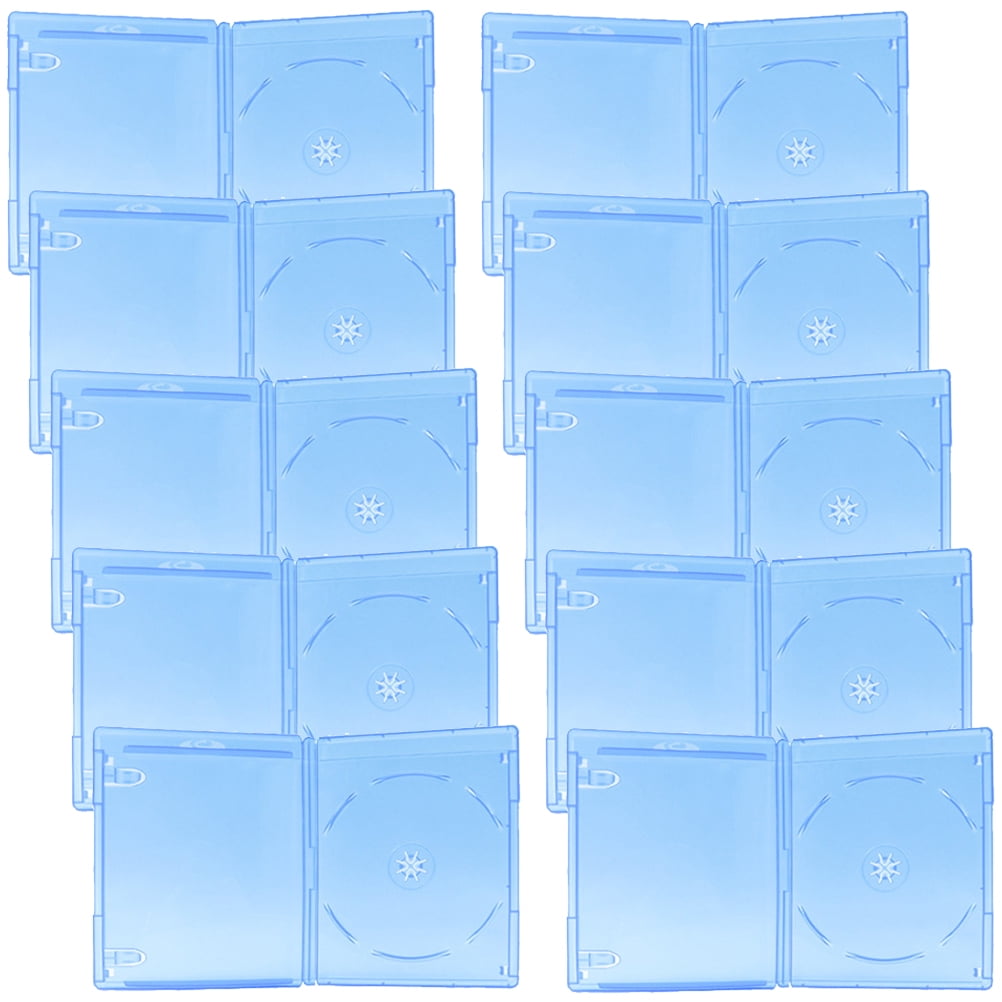 3 Pieces DVD Clear Jewel Cases Transparent CD Storage Full - Walmart.com