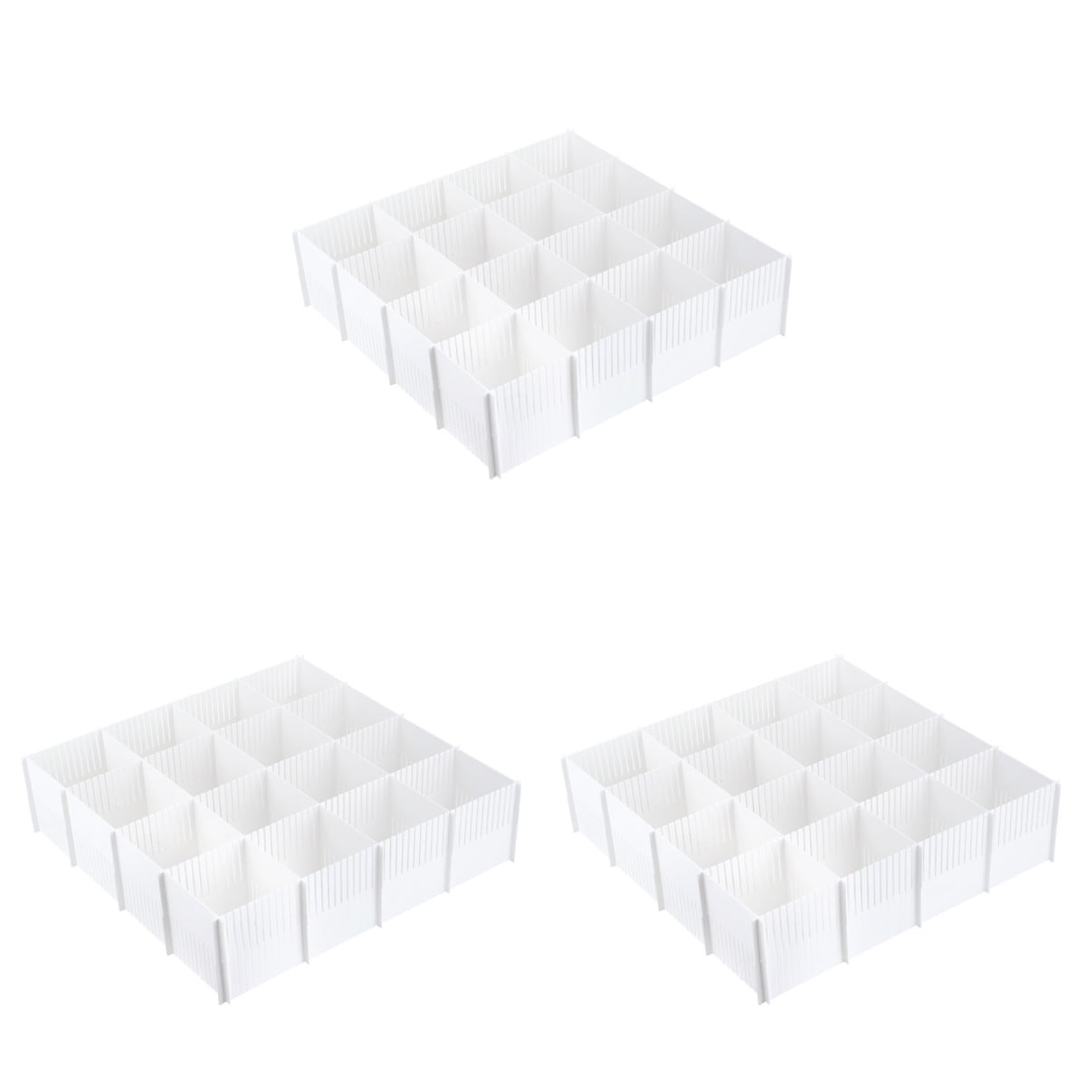 3 Pieces Divider Storage Multipurpose Bins Foldable Collapsible Baby ...