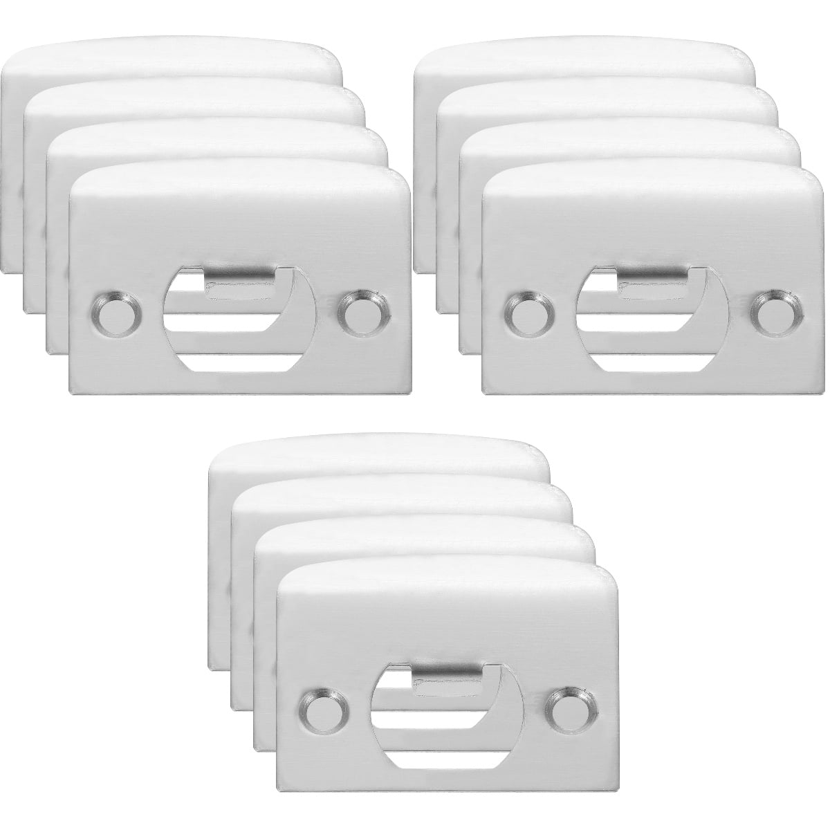 3 Pieces Door Hole Cover Plate Deadbolt Lock Tongue Buckle Travel ...