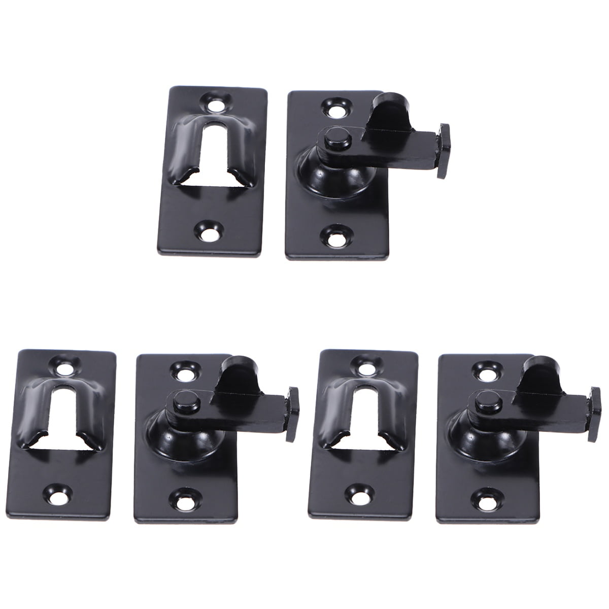 3 Pieces Door Knob with Lock Cabinet Locks Slot Design Latch - Walmart.com