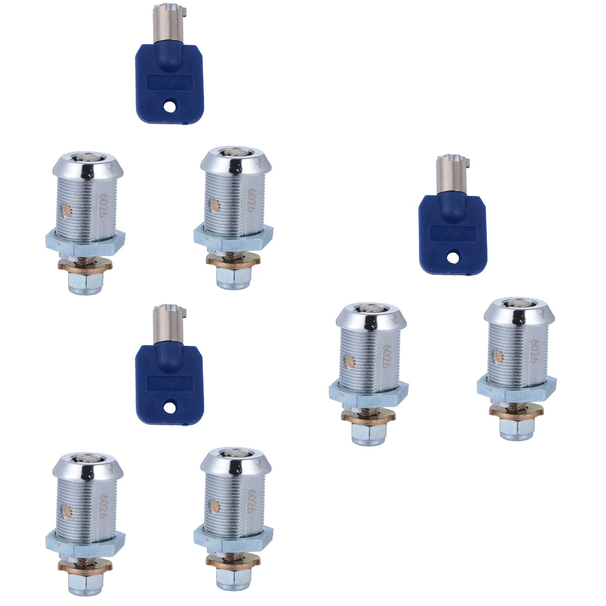 3 Pieces Door Lock Toolbox Arcade Machine Game Console Drawer Tubular ...