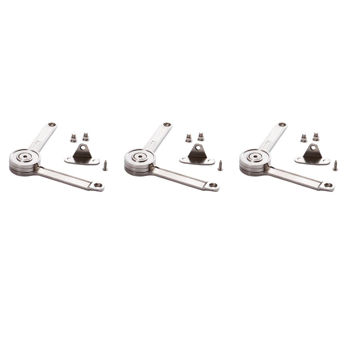 3 Pieces Door Security Latch Hinges Spring Lift Heavy Duty Strut ...