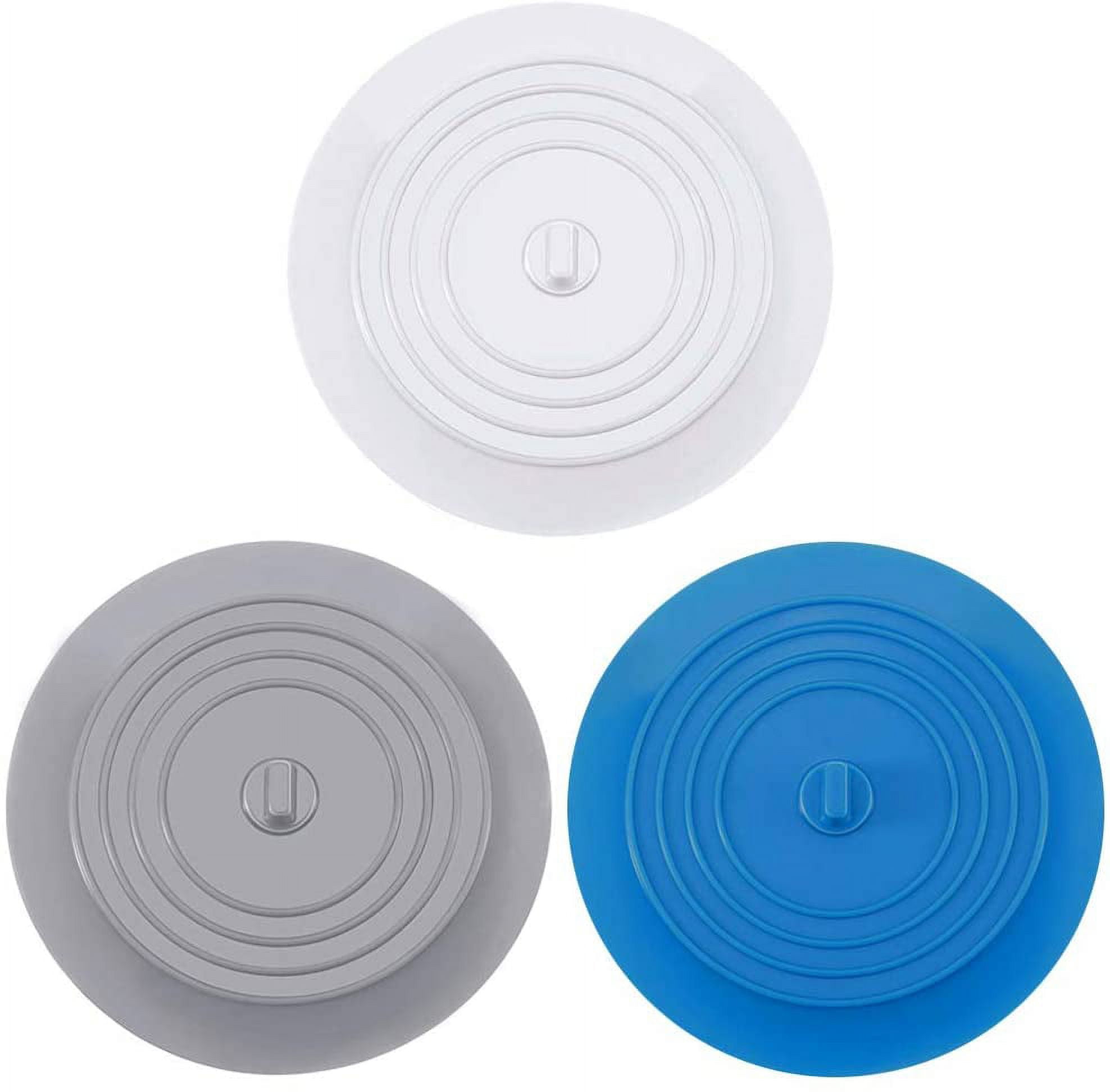 3 Pieces Drain Plug Silicone Tub Plug, Large Cover Sink Plug 6 Inch ...