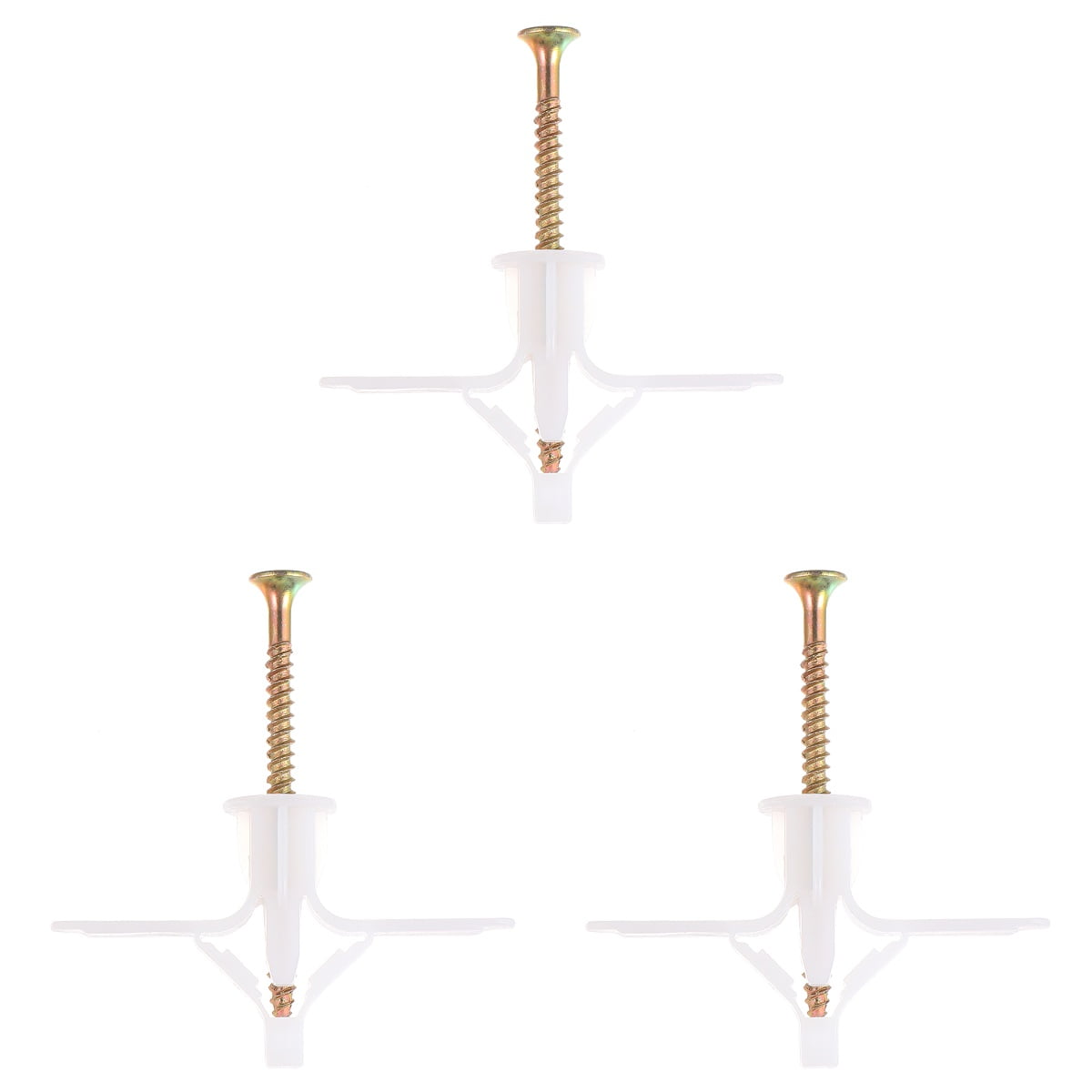 3 Pieces Dry Wall Anchors and Screws Kit Wallboard Sheeting - Walmart.com