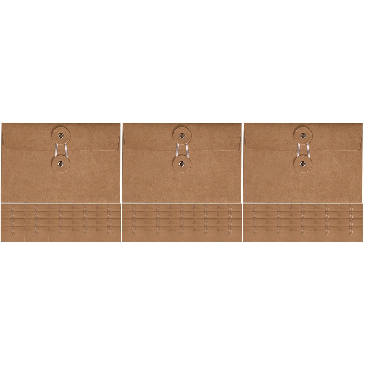 3 Pieces Envelope Fastener Kraft Party Invitation Envelopes - Walmart.com