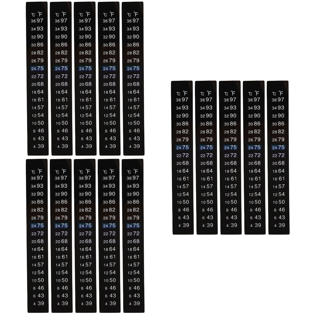 3 Pieces Fermentation Tank Temperature Sticker Strips Thermometer ...