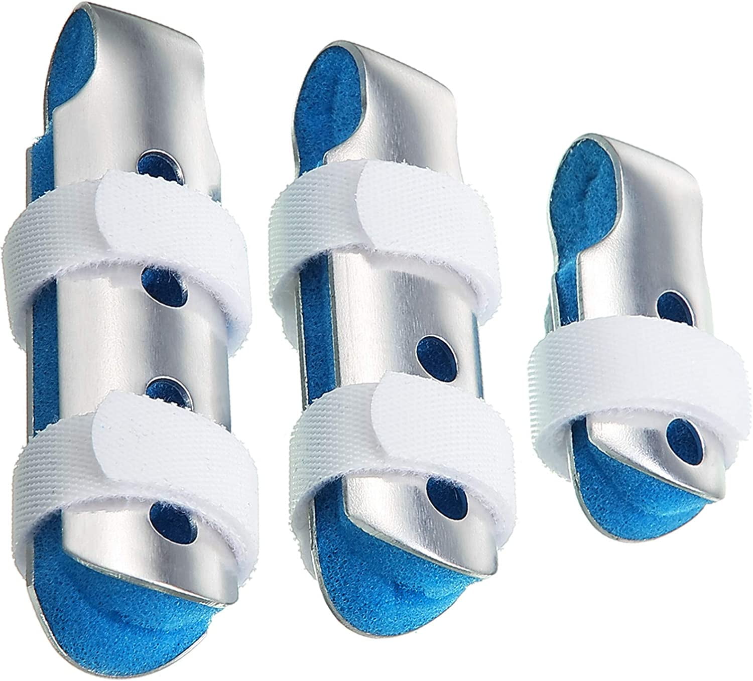 3 Pieces Finger Splint Metal Finger Support Finger Immobilizer for ...