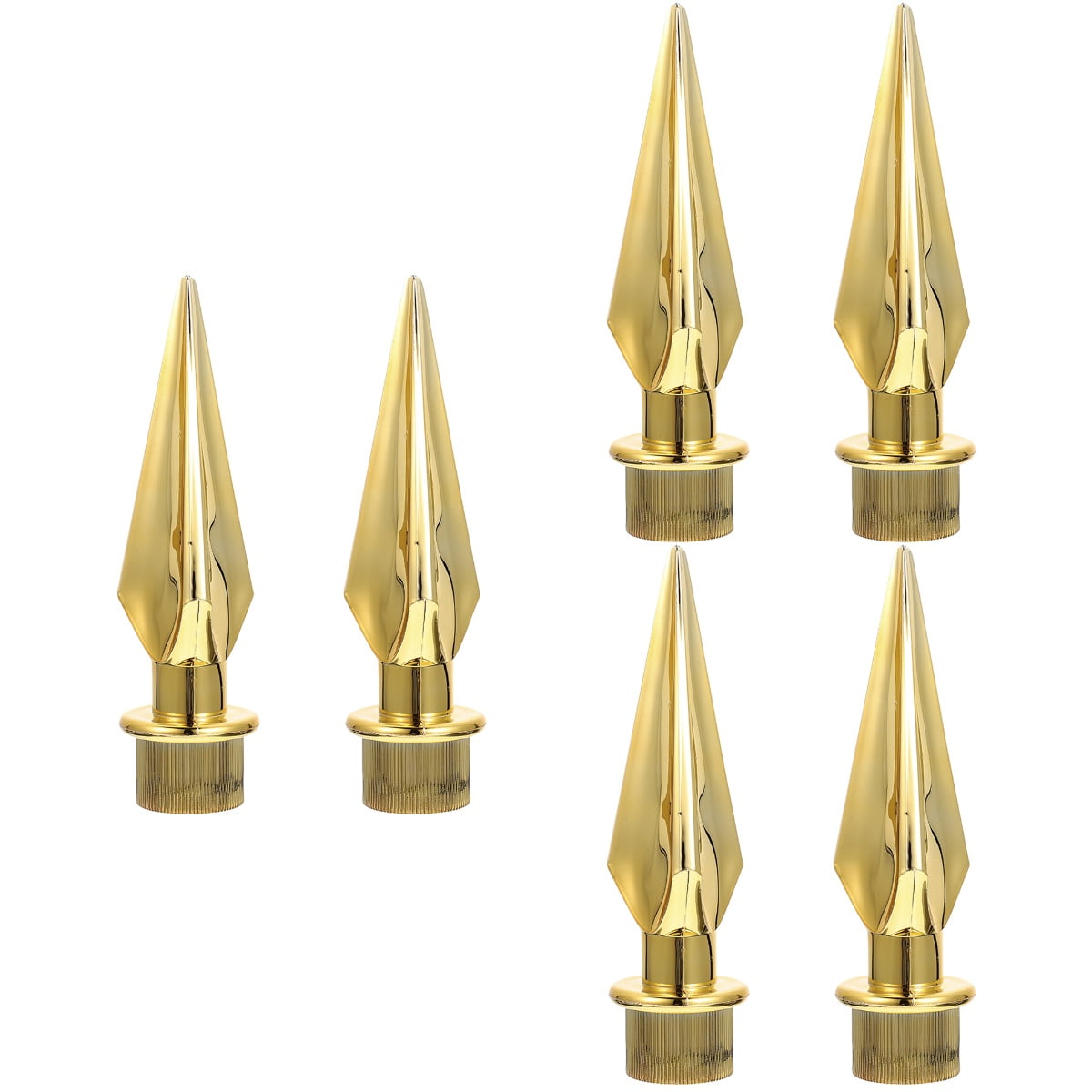 3 Pieces Flag Pole Attachments Flagpole Topper Solar Spot Lights ...