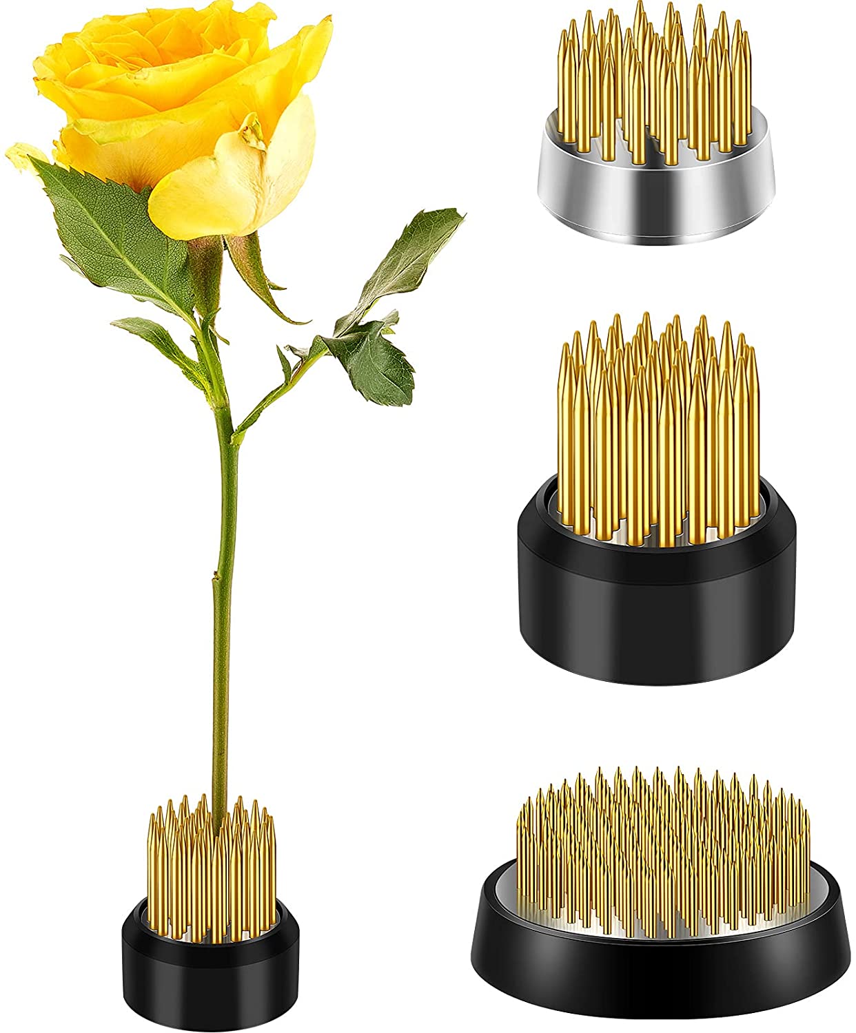 3 Pieces Flower Holder Round Flower Arranger Flower Fixed Tools ...