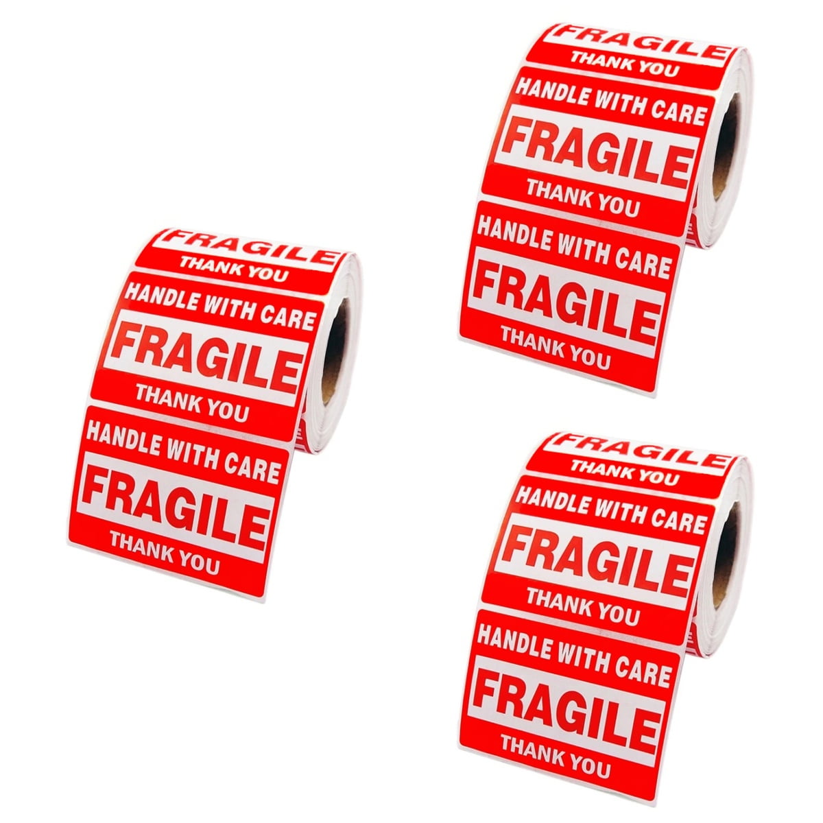 3 Pieces Freezer Scratch Fragile Stickers Packing Labels - Walmart.com