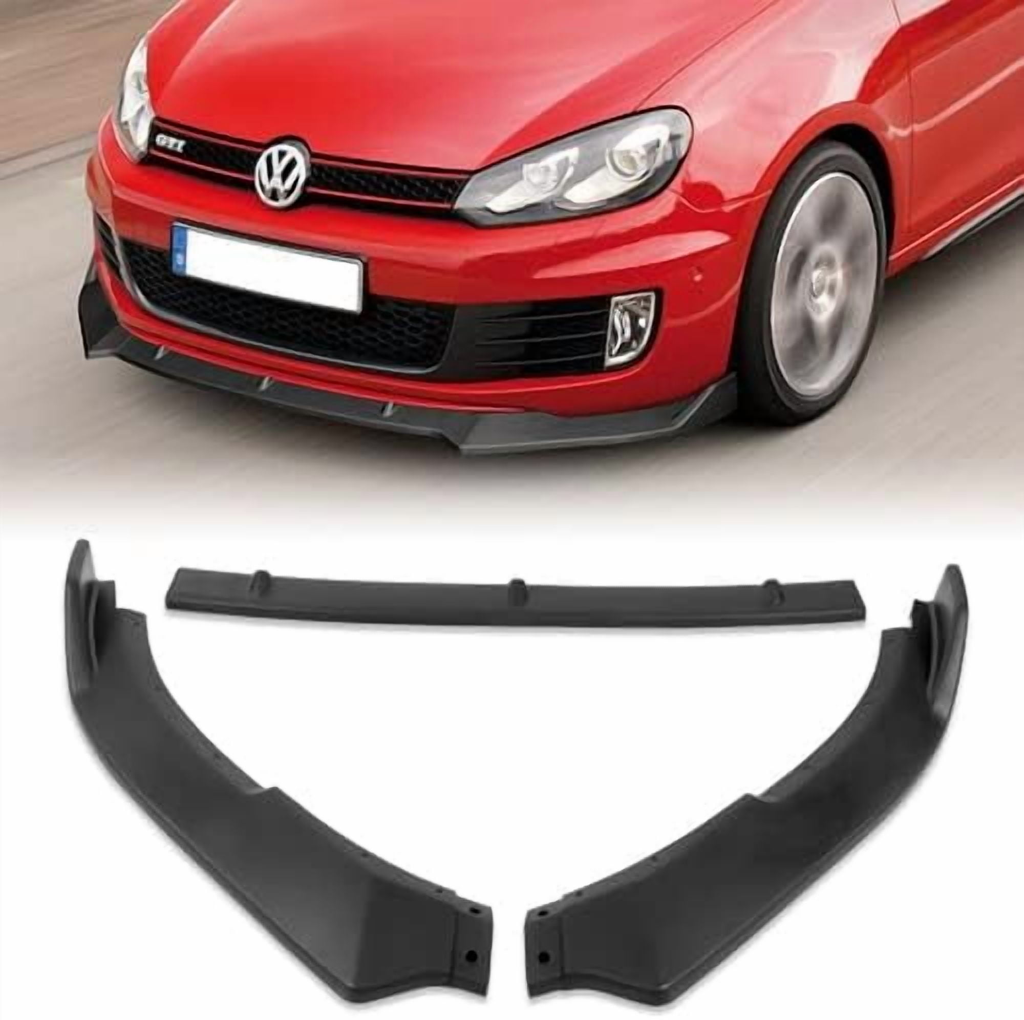 3 Pieces Front Bumper Lip Spoiler Splitter Side Body Kit Trim ...