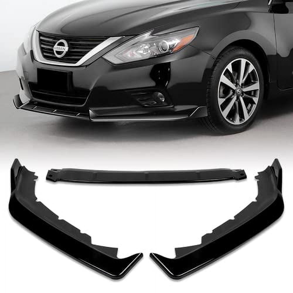 3 Pieces Front Bumper Lip Spoiler Splitter Side Body Kit Trim ...
