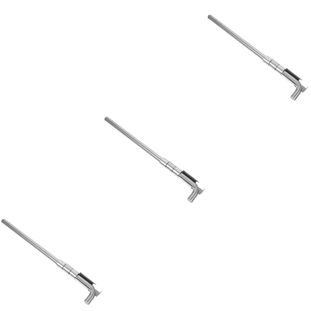 3 Pieces Gate Hinge Door Lock Floor Latch - Walmart.com