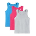 3 Pieces Girls Tank Tops Racerback Sleeveless Cotton Crop Tank Top ...