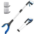 3 Pieces Grabber Reacher Tool Kit: 35" Extra Long Trash Grabber Tool ...