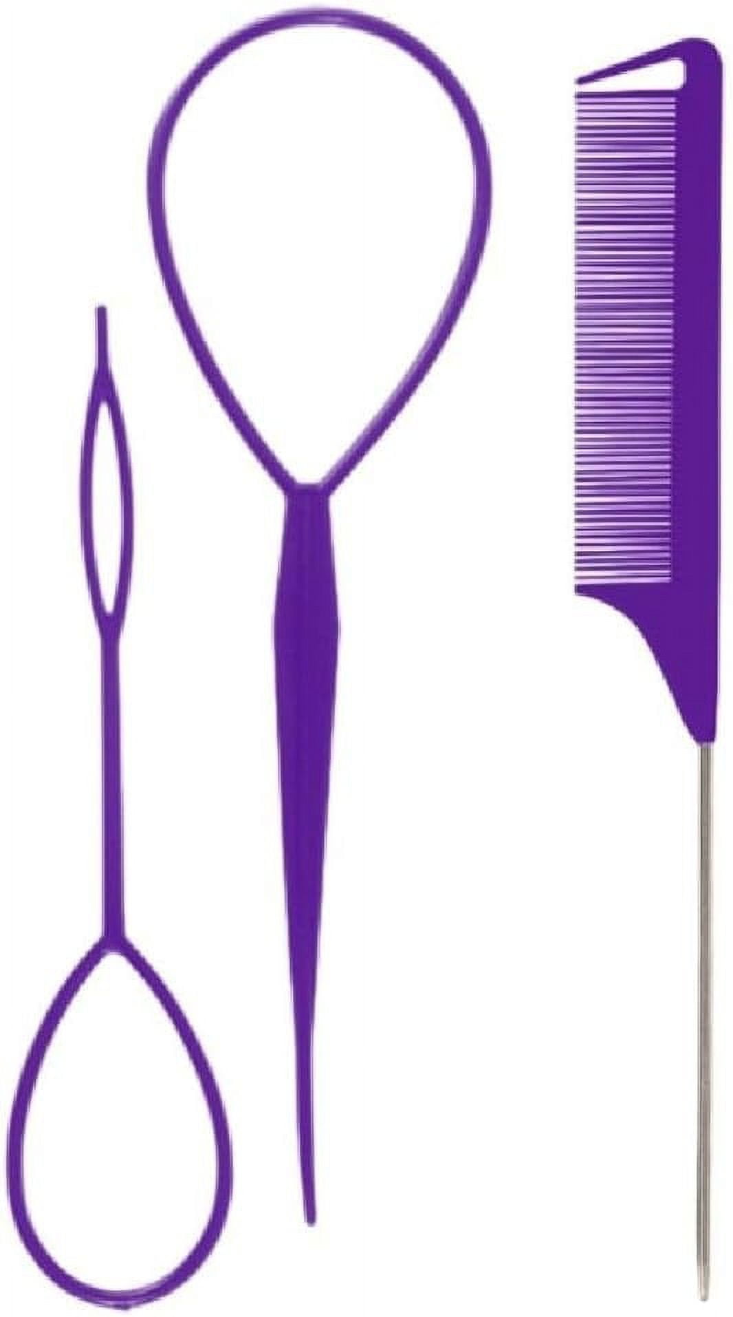 3 Pieces Hair Tail Tools Set Tail Comb Styling Combs Teasing Combs ...