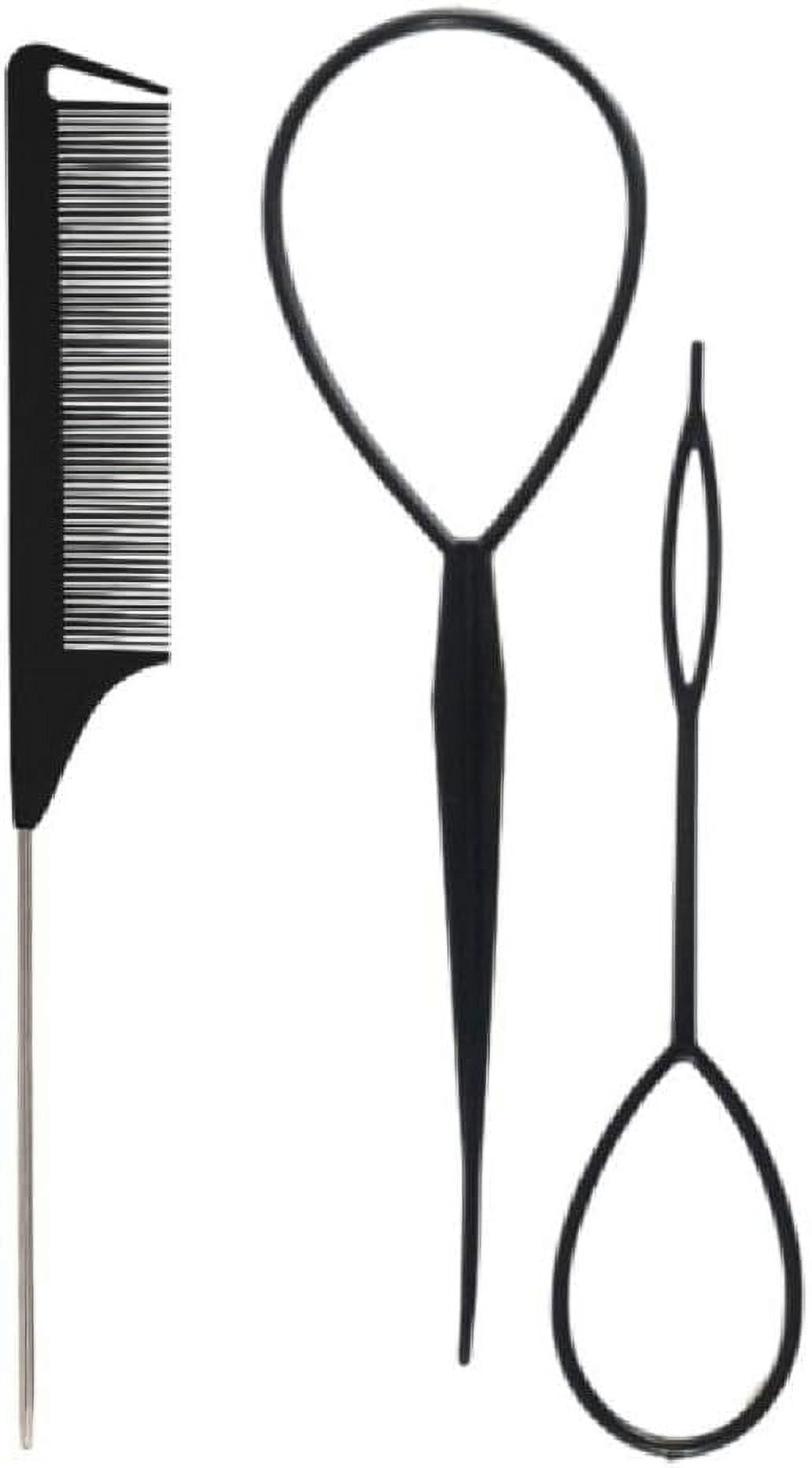 3 Pieces Hair Tail Tools Set Tail Comb Styling Combs Teasing Combs ...