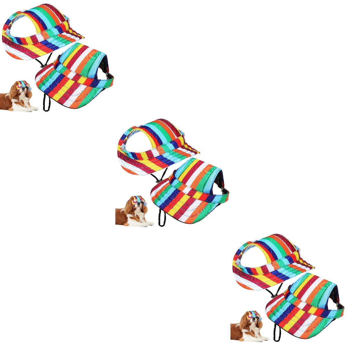 3 Pieces Hat for Dogs Puppy Hats Outdoor Travel - Walmart.com