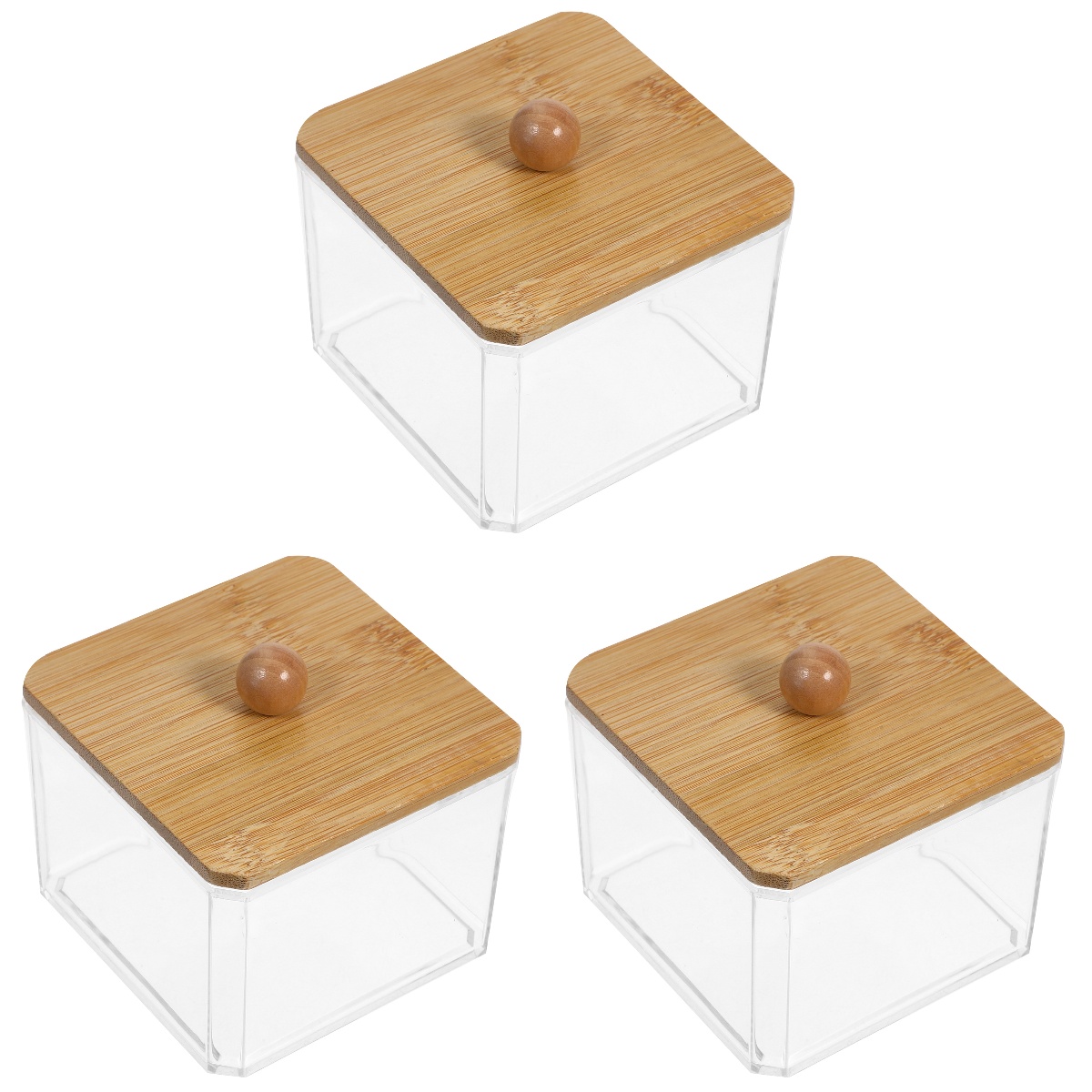 3 Pieces Headphone Stand Plastic Storage Containers for Clothes ...