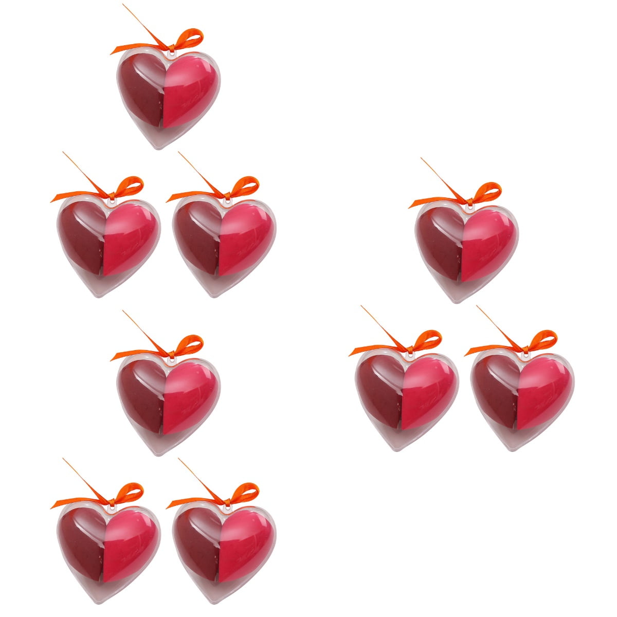 3 Pieces Heart-shaped Makeup Sponge System Pelvic Skeleton Model Slug ...