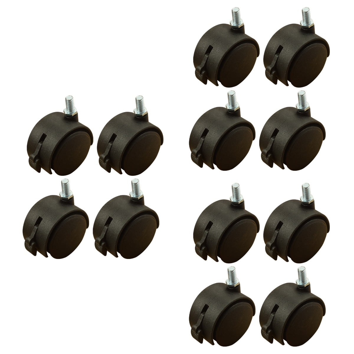 3 Pieces Heavy Load Caster Furniture Casters Smooth Rolling - Walmart.com