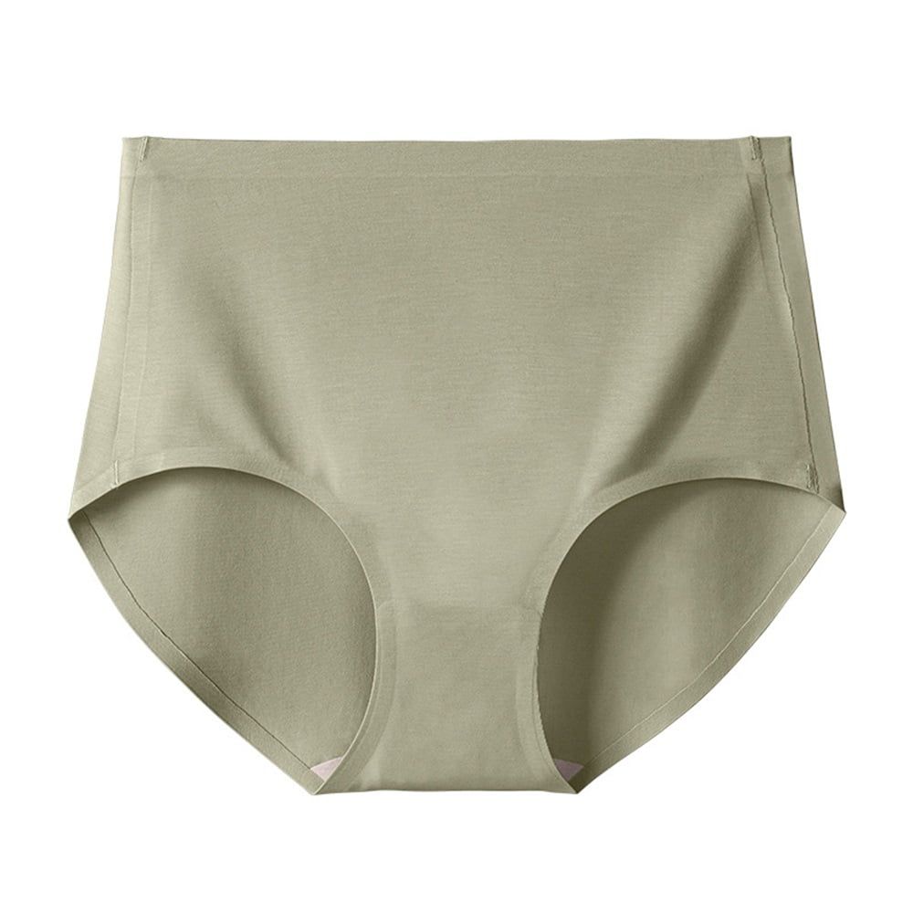 3 Pieces High-waist Women Underwear Breathable Panites Solid Color ...
