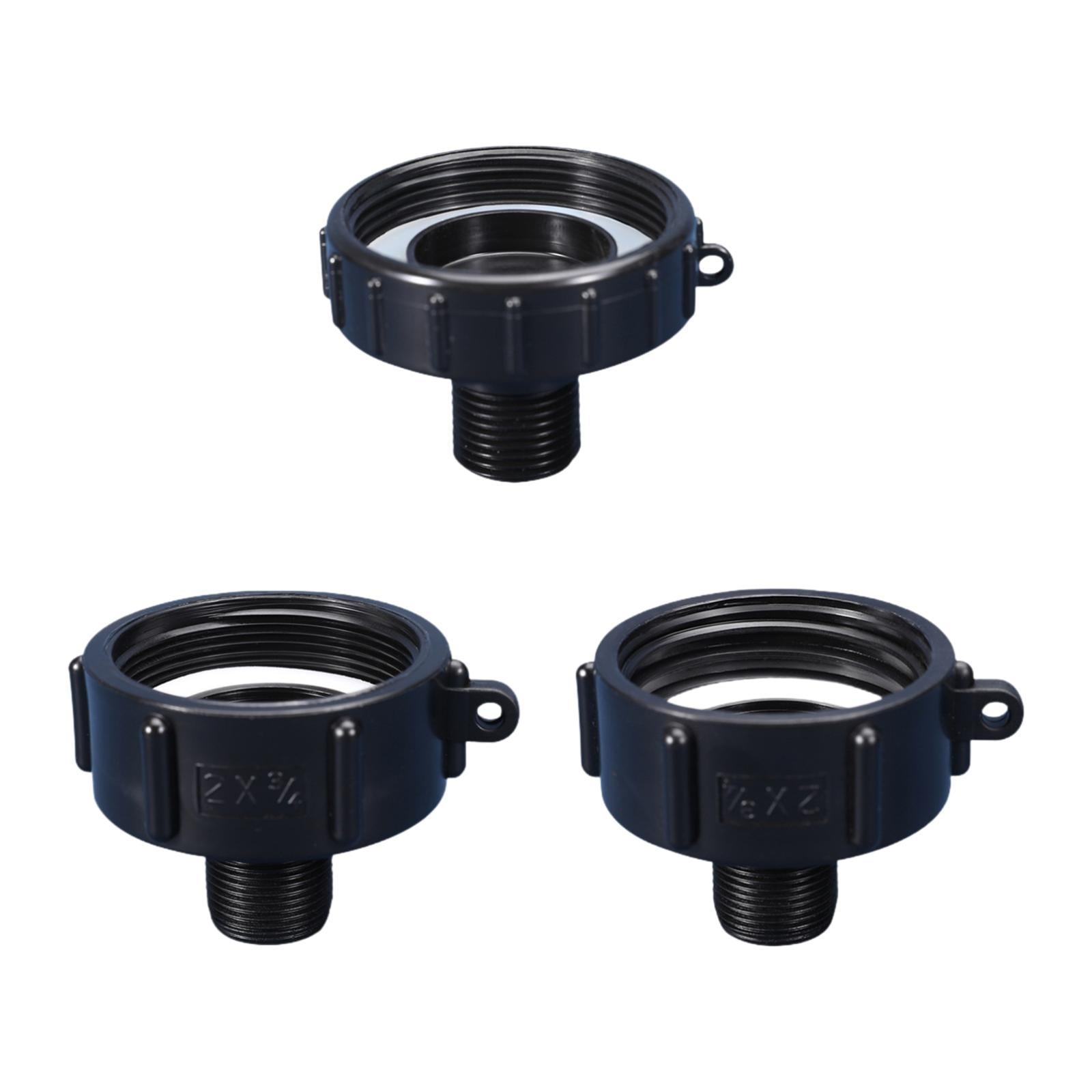 3 Pieces IBC Tote Drain Adapter Water Hose Male Adapter Garden Hose ...