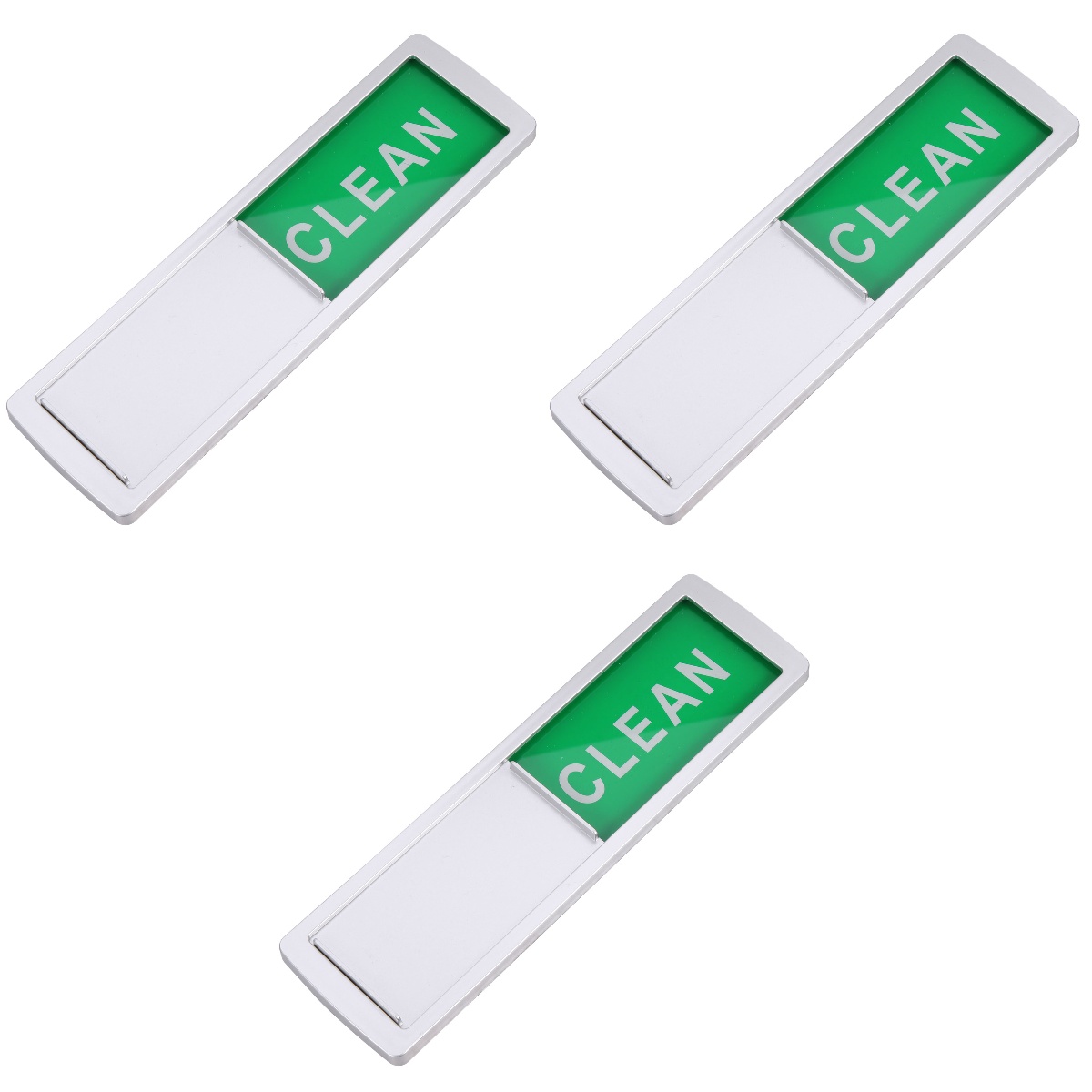 3 Pieces Indicator Dishwasher Clean Sign Cleaning Emblems Magnet Notice ...