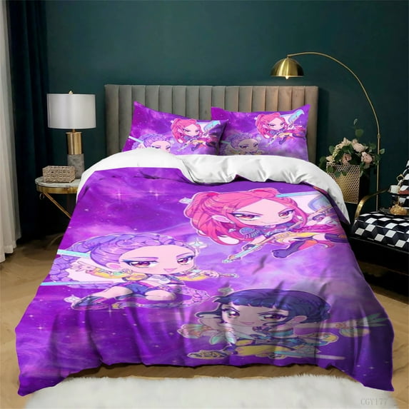 3 Pieces KPop Duvet Cover Sets Super Soft Comfortable Bedding Sets ...