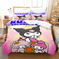 3 Pieces Kawaii Bedding Set Cartoon Duvet Cover Set Soft Breathable 1 ...