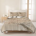 3 Pieces King Quilt Set,Middle Earth Map on Vintage Soft Bedding Sets ...