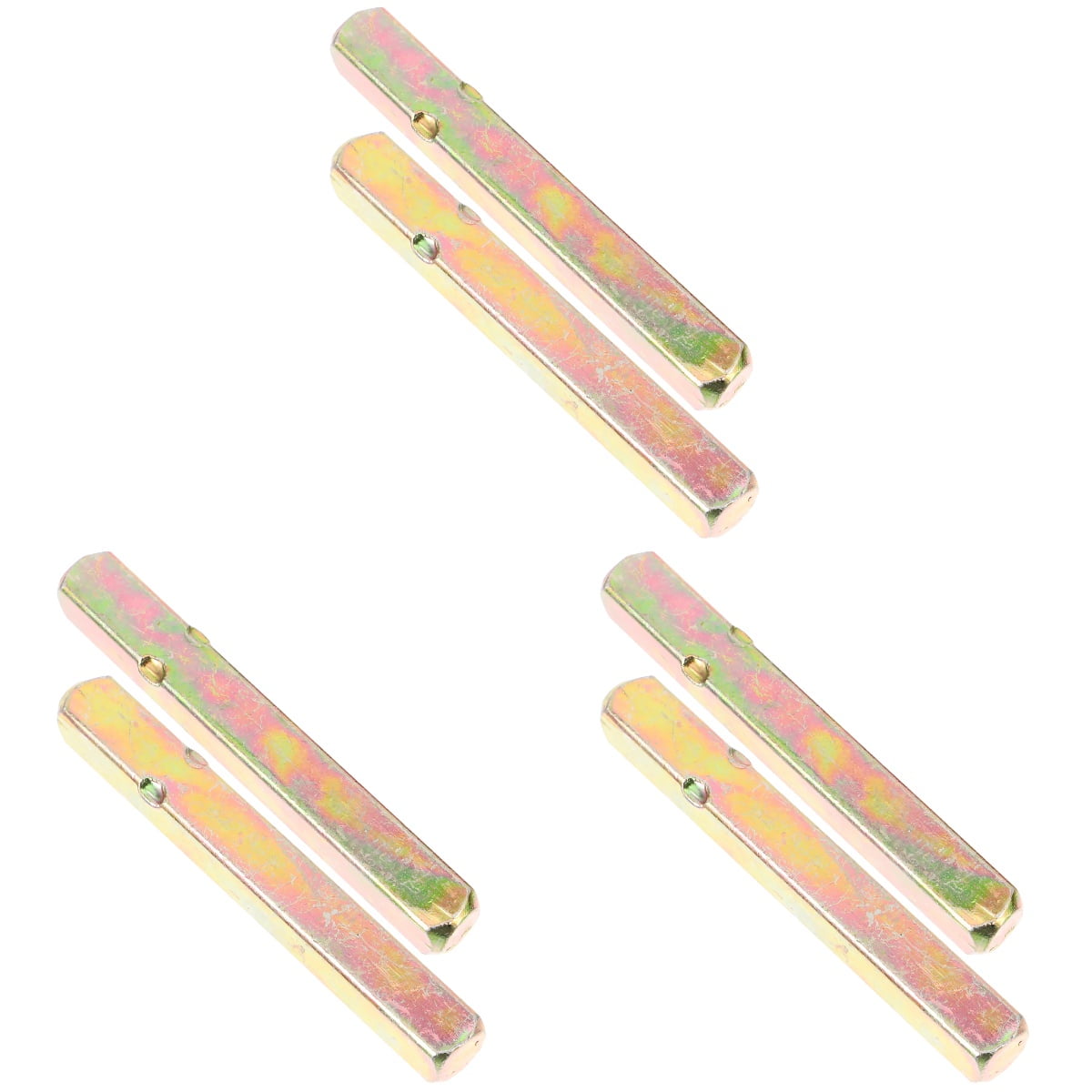 3 Pieces Knobs with Spindles Double Door Lock Accessories Square Shaft ...