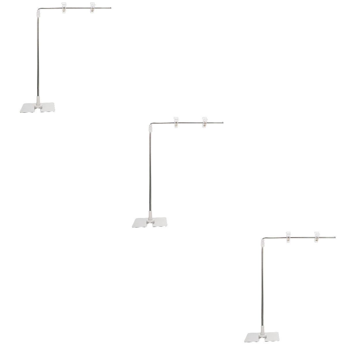 3 Pieces L Shape Poster Stand Advertising Rack Bracket - Walmart.com