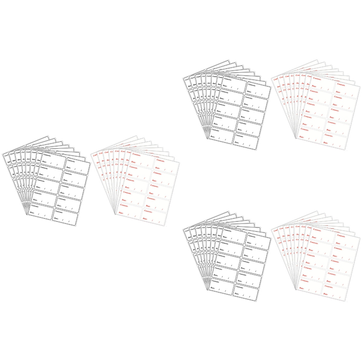 3 Pieces Labels for Storage Bins Freezer Stickers Food Date Removable ...