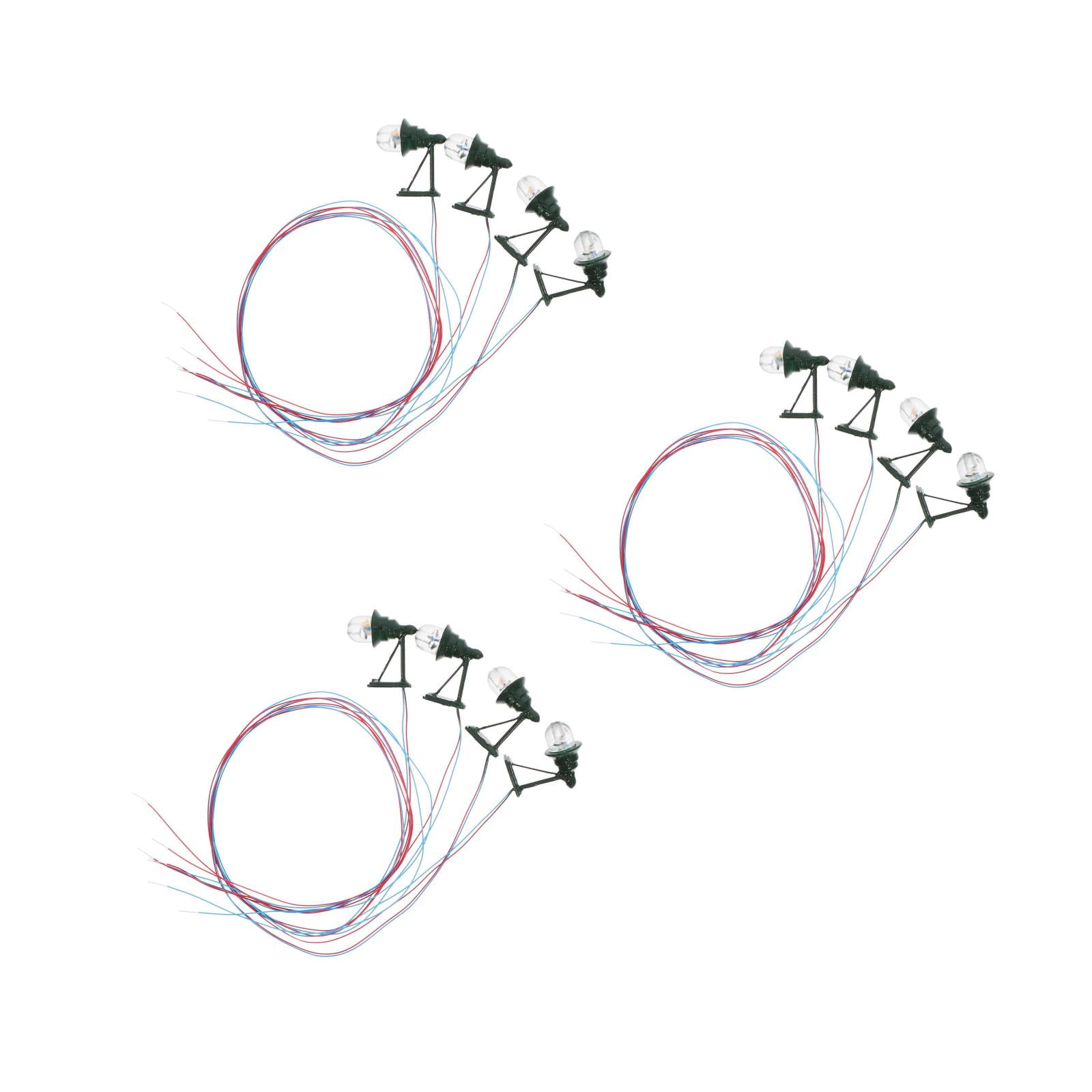 3 Pieces Lamp Model Wall Sconce Single LED Lights Mini Tiny - Walmart.com